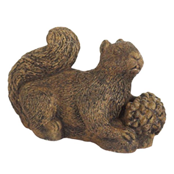 Squirrel with Pinecone | Solid Rock Stone Works
