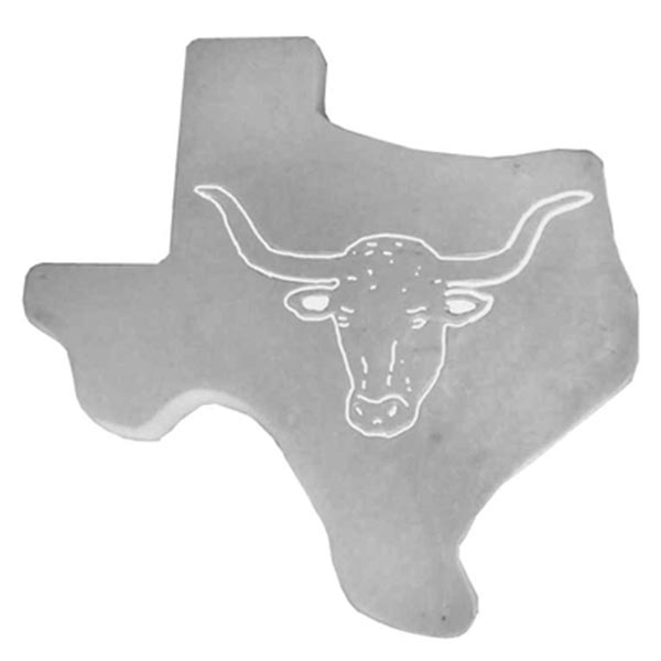 Texas Longhorn Stepping Stone | Solid Rock Stone Works
